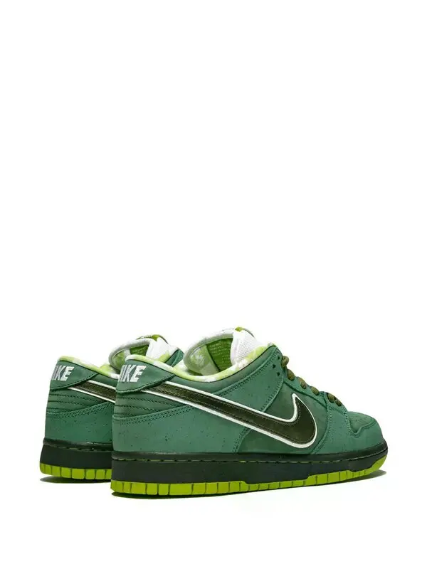 Nike X Concepts Sb Dunk Low " Lobster" Sneakers - Green