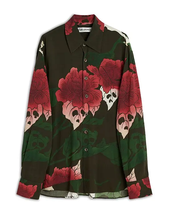 Our Legacy Above Printed Button Front Shirt