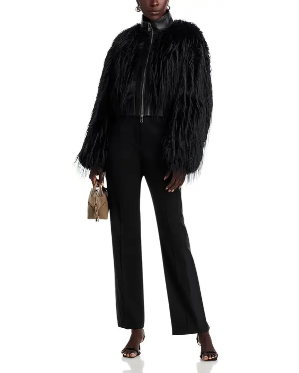 BOSS Cecool Faux Fur Jacket