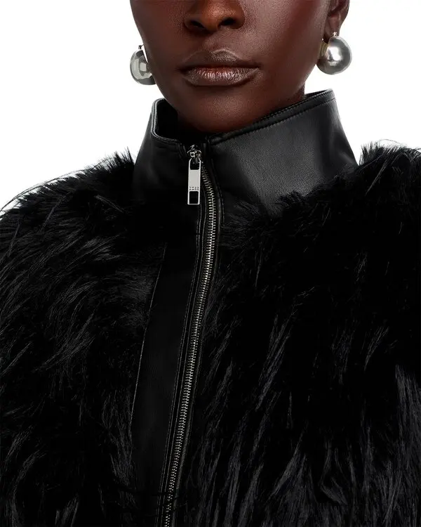 BOSS Cecool Faux Fur Jacket
