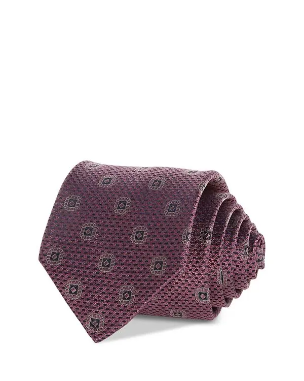 Bloomingdale'S Silk Medallion Neck Tie - Pink