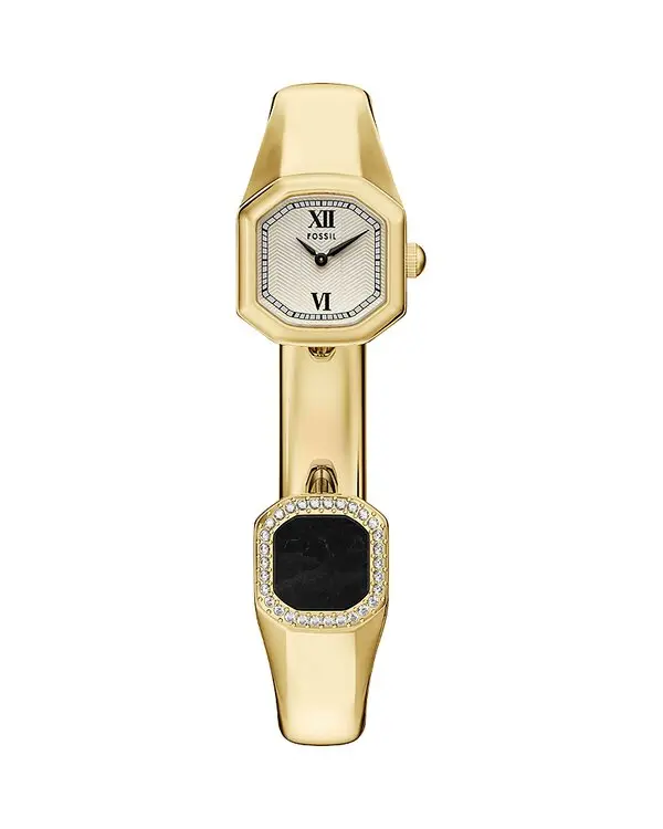Fossil Harlow Cuff Watch, 16mm - Gold