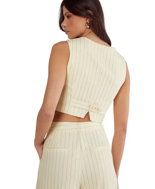 Nasty Gal Pinstripe Tailored Top