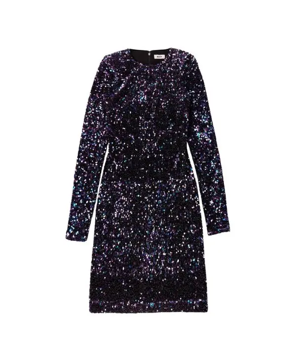 RO & ZO Evie Cluster Sequin Dress