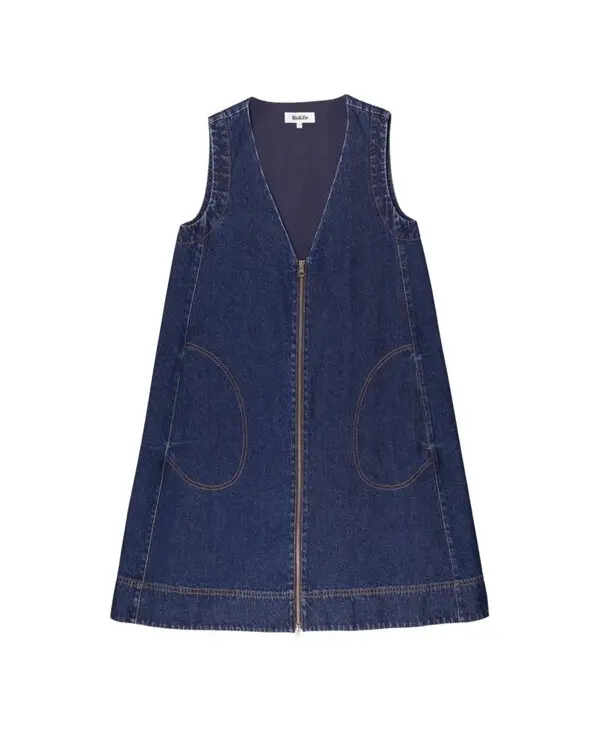 RO&ZO Sleeveless Denim Mini Dress