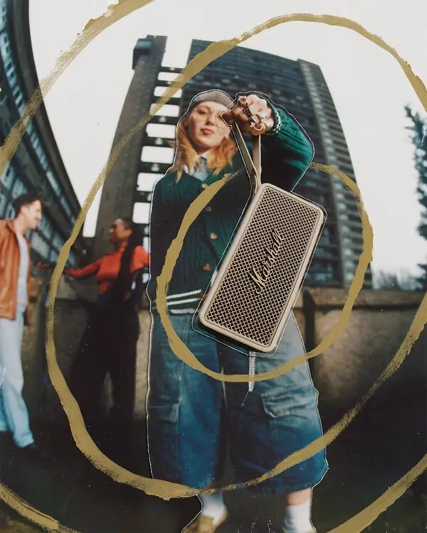 MARSHALL US INC. Portable Bluetooth Speaker - Cream