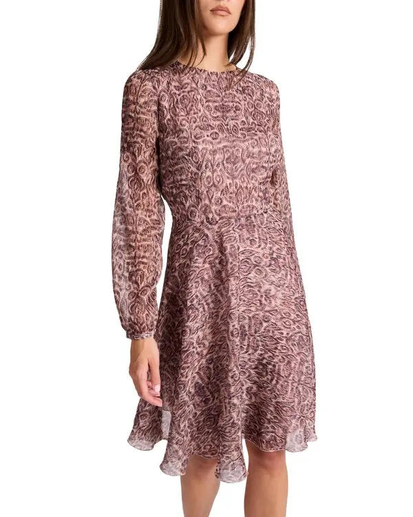 fitted lace wedding dress Shop Women's Black Paisley Fit & Flare Dress| Showoffff main image 1