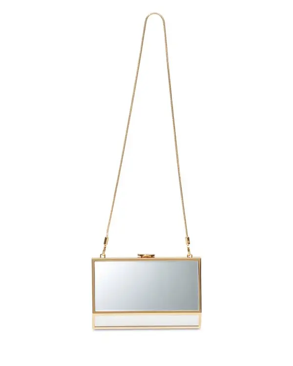 Simkhai Maddox Mirror Clutch - Gold