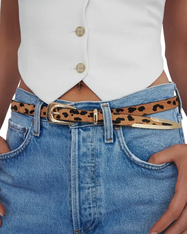 Ettika Calf Hair Western Belt