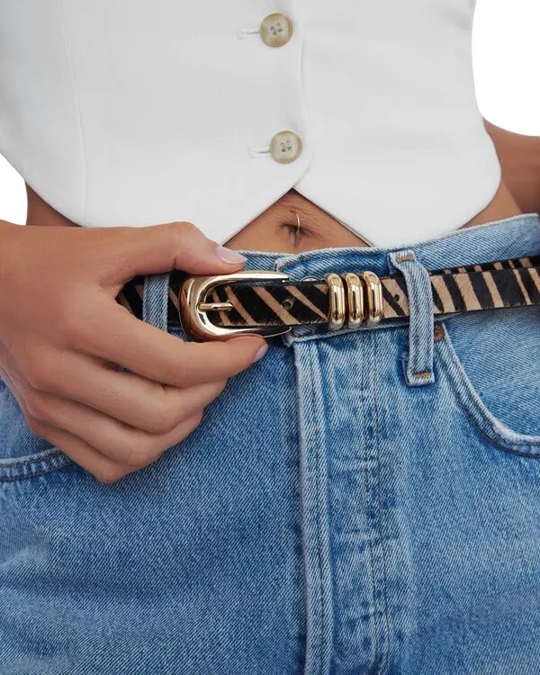Ettika Calf Hair Belt