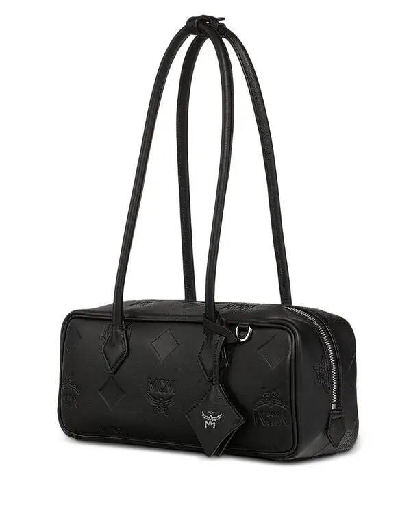 Mcm Aren Shoulder Bag - Black