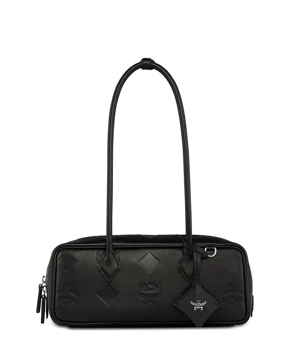 Mcm Aren Shoulder Bag - Black