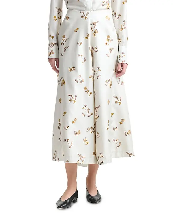 Altuzarra Varda Silk Skirt - Macadamia