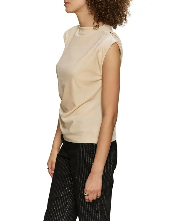 Sanctuary Pleated Sleeveless Top
