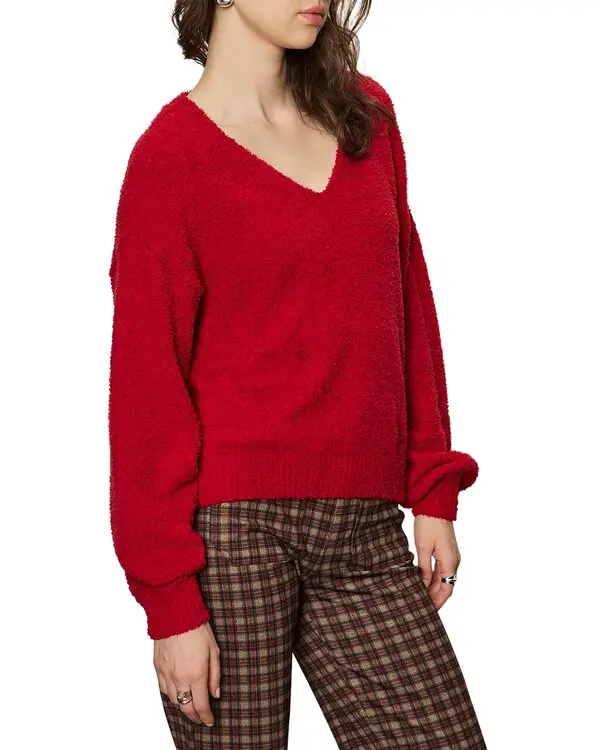 Sanctuary Teddy V-neck Sweater