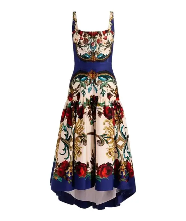 Alice + Olivia Diana Structured Midi Dress