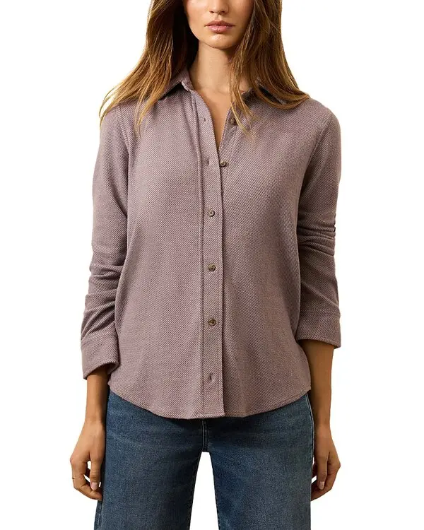 Faherty Brand Legend Sweater Shirt - Dusty Plum
