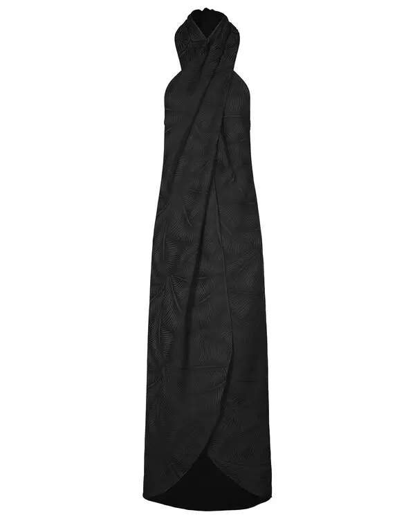 Johanna Ortiz Silent Water Halter Dress