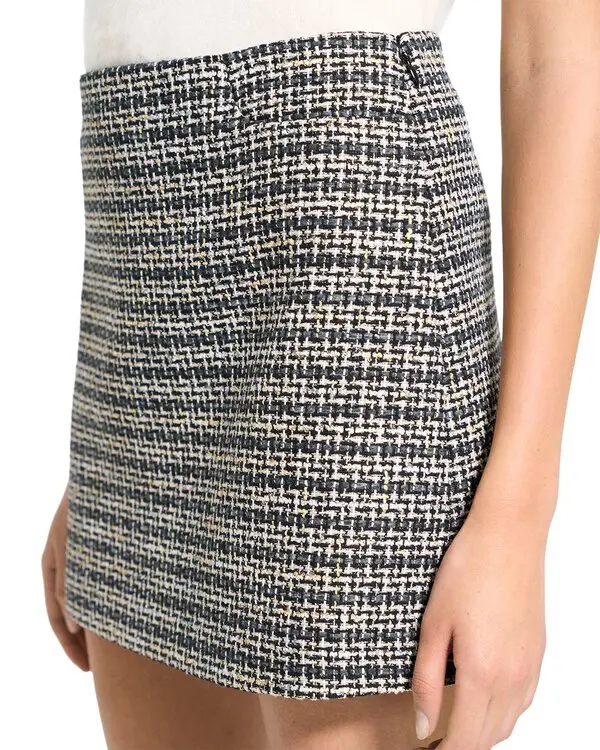 Theory Tweed Mini Skirt
