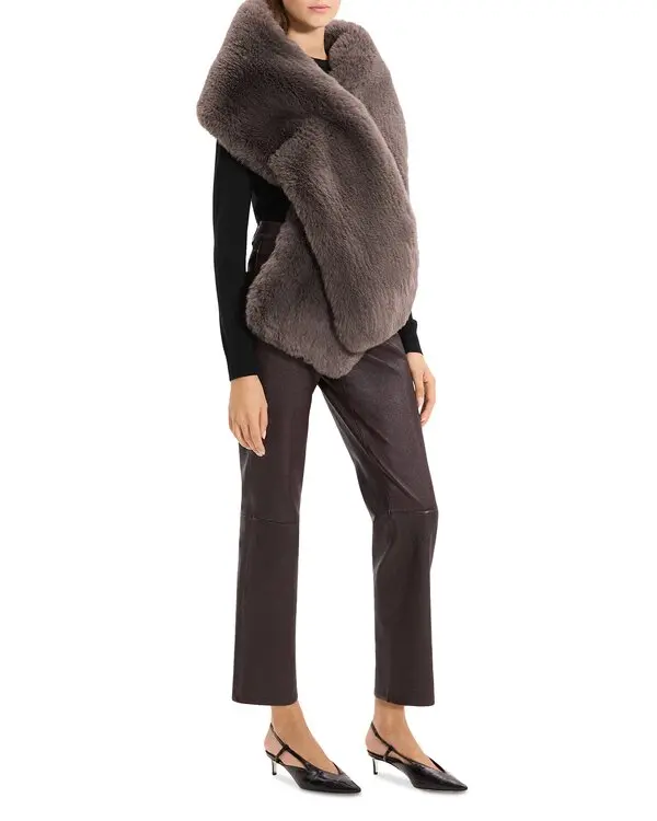 Theory Faux Fur Stole