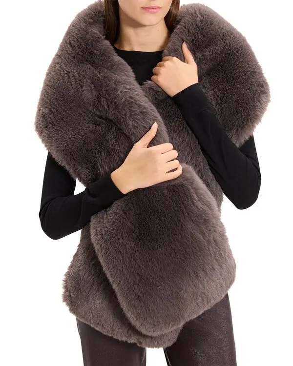 Theory Faux Fur Stole