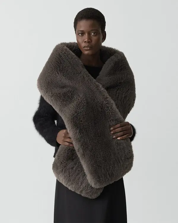 Theory Faux Fur Stole