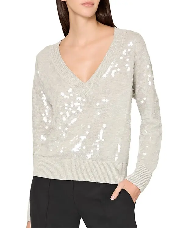 MILLY Ilaria Sequin Sweater