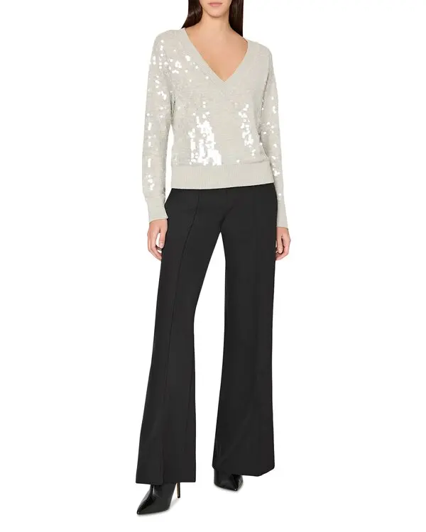 MILLY Ilaria Sequin Sweater