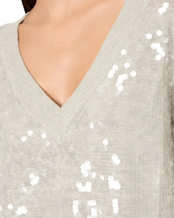 MILLY Ilaria Sequin Sweater
