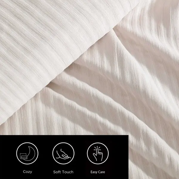 Vera Wang Solid Chenille 3 Piece Comforter Set, King