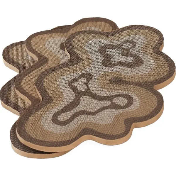 CATENARY Bloom Cat Scratcher - Brown
