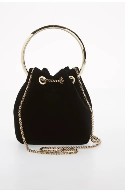 JIMMY CHOO Bon Bon Bucket Bag - Black