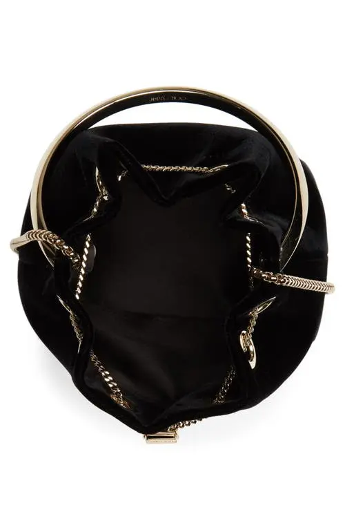 JIMMY CHOO Bon Bon Bucket Bag - Black