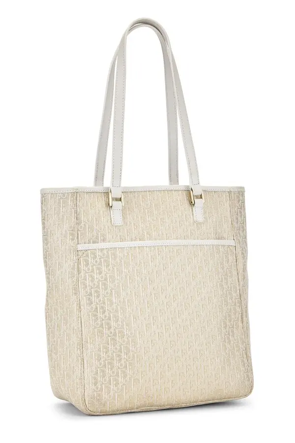 Dior Trotter Canvas Tote - Gold