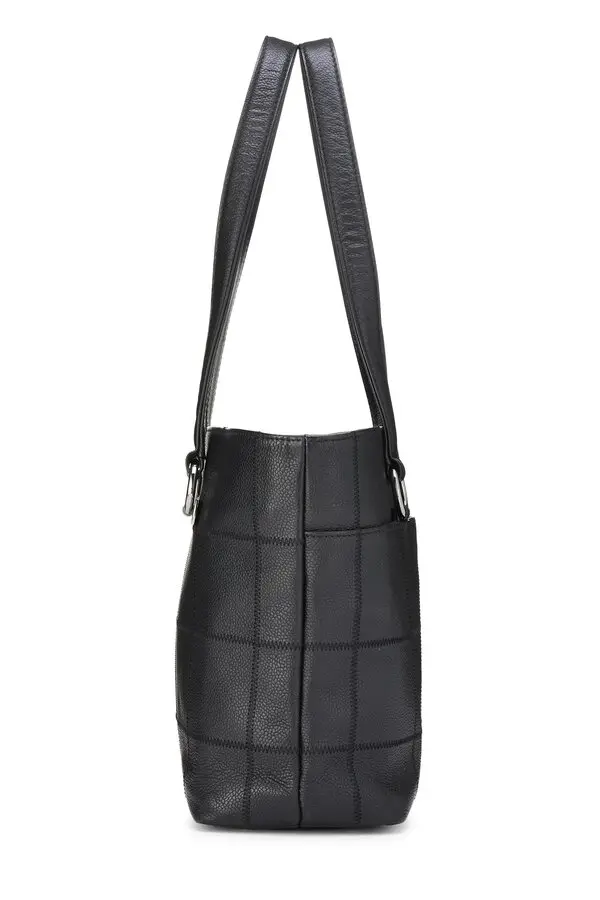 Chanel Quilted Caviar Chocolate Bar Tote