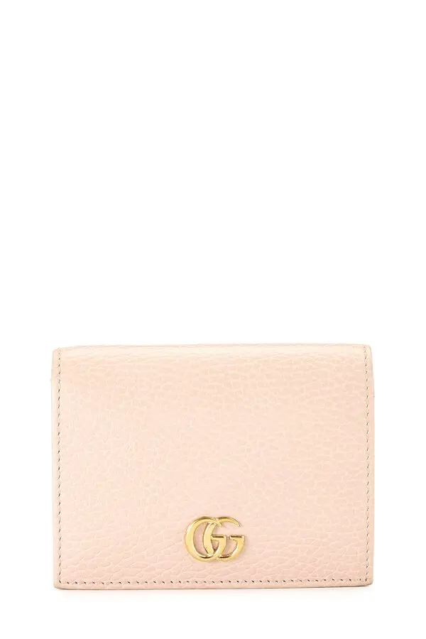 Gucci Gg Marmont Card Case - Pink