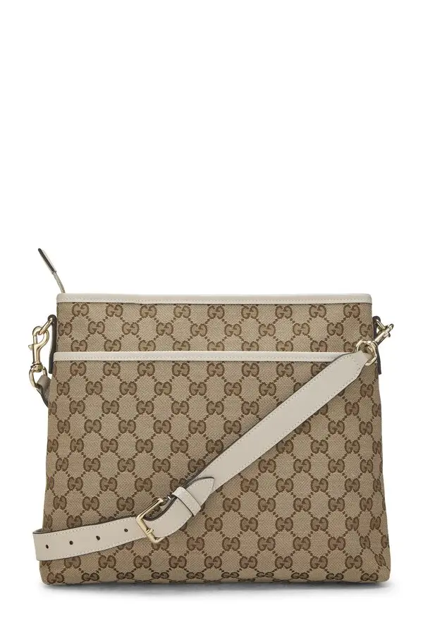 Gucci Original Gg Zip Messenger Bag
