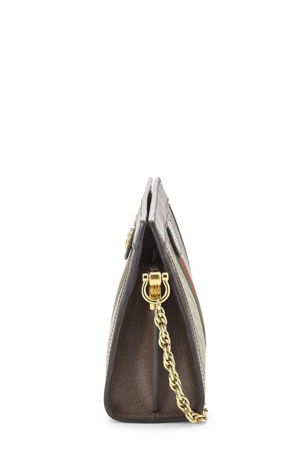 Gucci Original Gg Supreme Ophidia Shoulder Bag - Brown