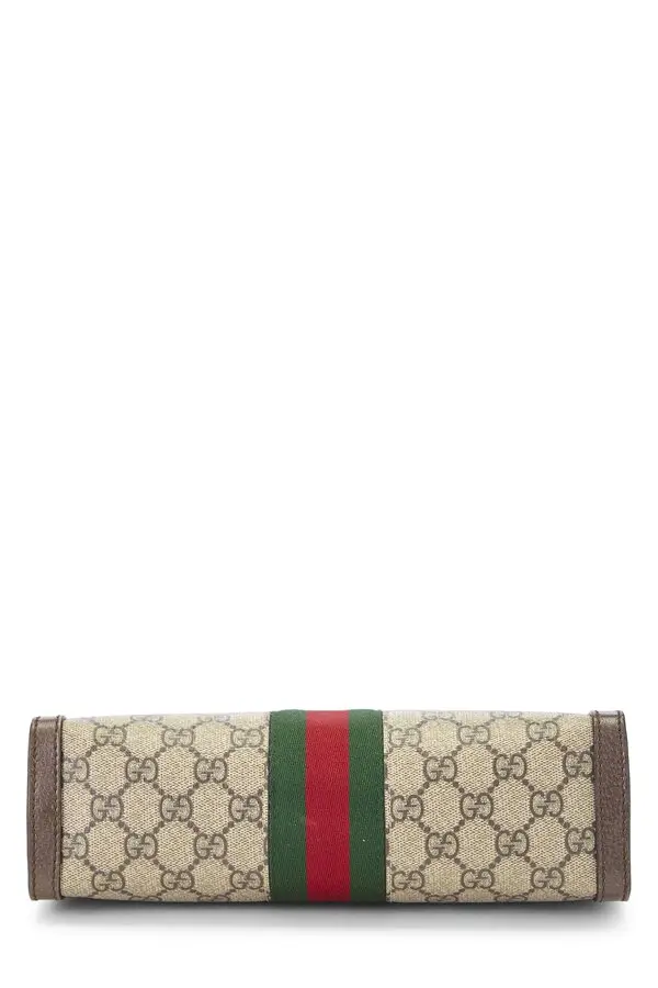 Gucci Original Gg Supreme Ophidia Shoulder Bag - Brown