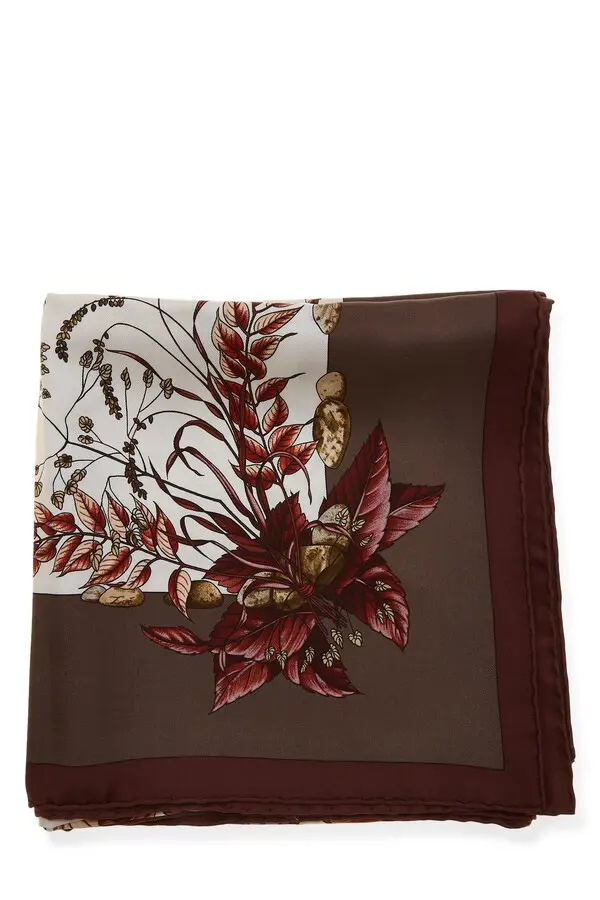 Hermès Multicolor 'pythagore' Silk Scarf 90