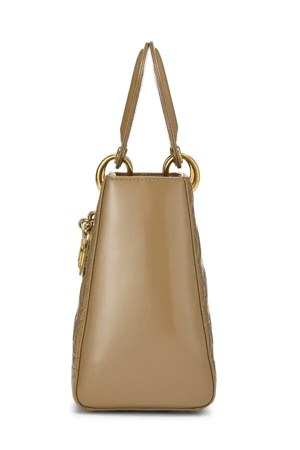 Dior Cannage Quilted Lady - Beige