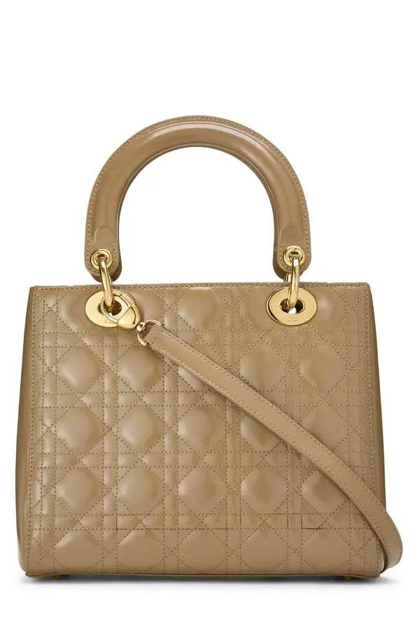 Dior Cannage Quilted Lady - Beige