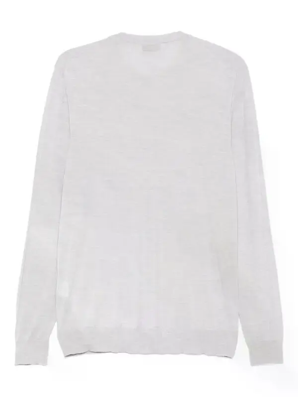 FERRANTE Crew-neck Sweater - Grey