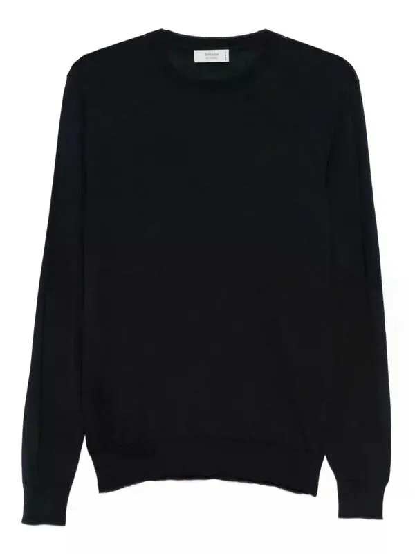 FERRANTE Crew-neck Sweater - Blue