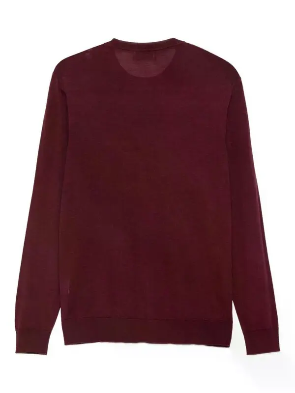 FERRANTE Crew Neck Sweater - Red