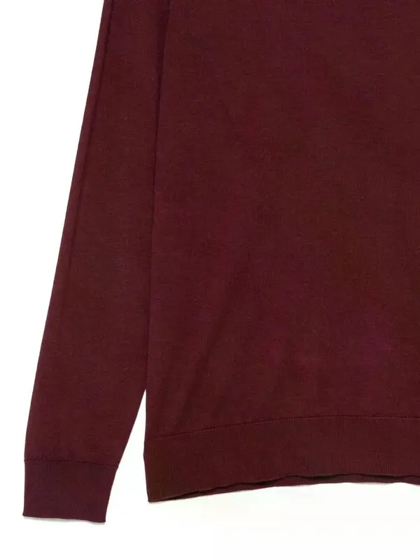 FERRANTE Crew Neck Sweater - Red