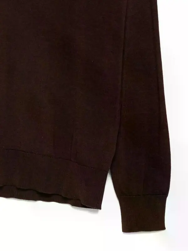 FERRANTE Crew Neck Sweater - Brown