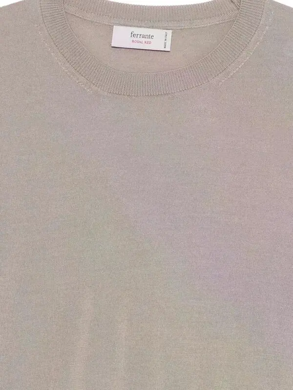 FERRANTE Crew-neck Sweater - Neutrals
