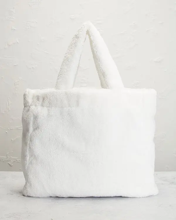 Prada Terry Tote Bag - White