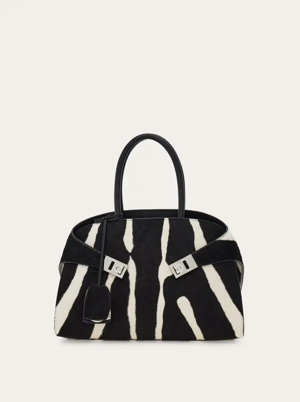 FERRAGAMO Hug Handbag - Black